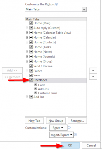 How to create Outlook macros in Office 365 & 2019?
