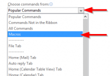 How to create Outlook macros in Office 365 & 2019?