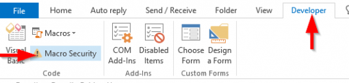 How to create Outlook macros in Office 365 & 2019?