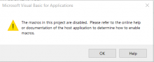 Outlook: Macros in this project are disabled | EasyTweaks.com