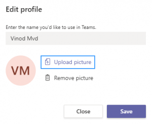How to change your profile image on Microsoft Teams?
