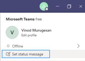 Change Teams offline status with out of the office message | EasyTweaks.com