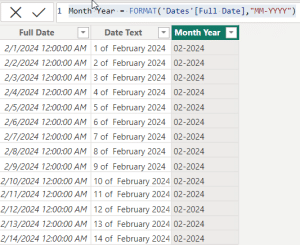 How to convert dates to text values in Power BI?