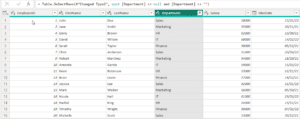 How to replace null values in Power Query?