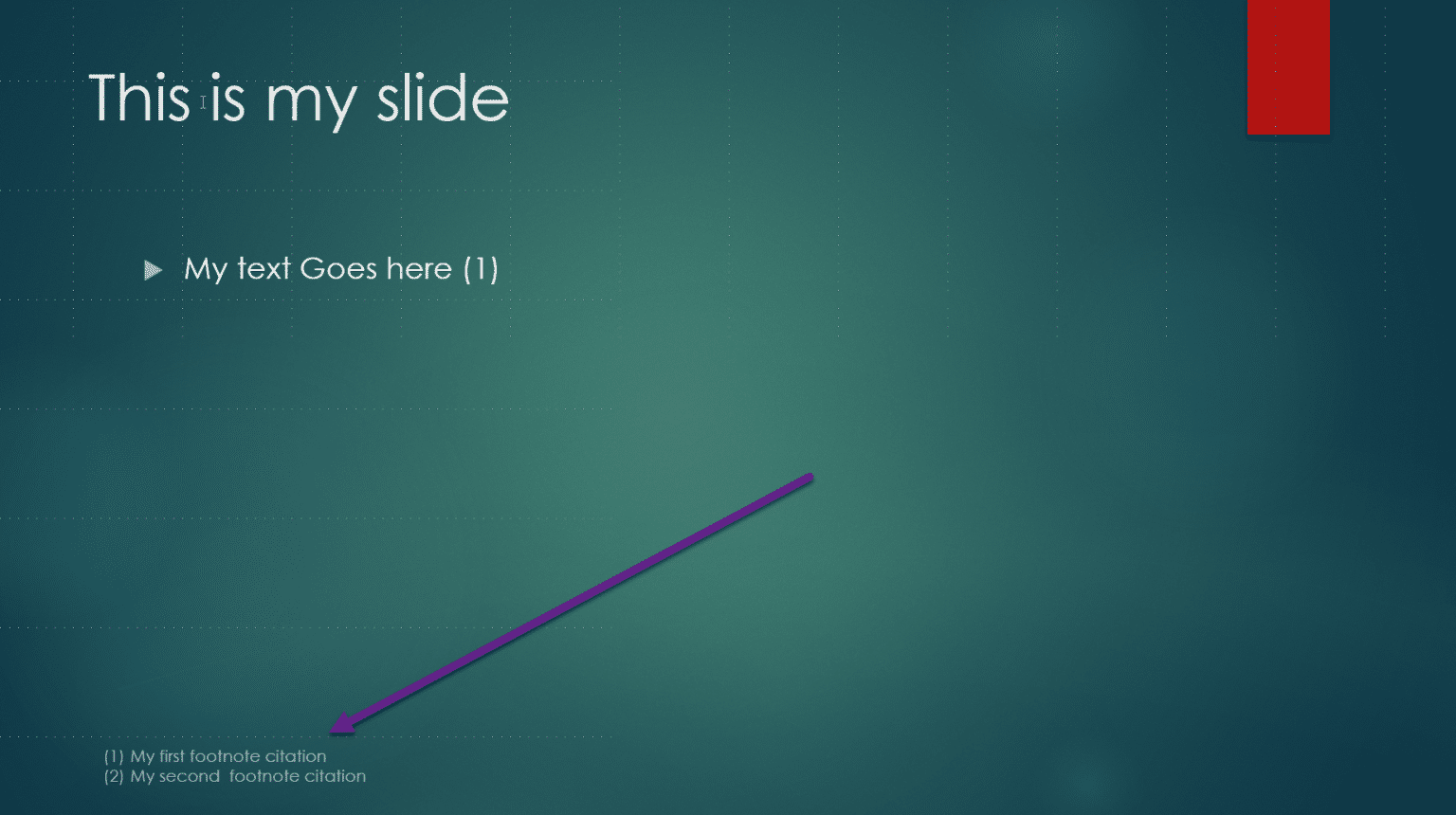 How to Add References and citations to PowerPoint Slides?