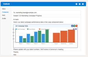 How to add Microsoft Loop to Outlook emails?
