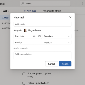 How to share tasks in Outlook for better team collaboration?