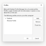 How do I find my Outlook profile in Windows 10 & 11?