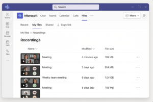 Find Microsoft Teams recording locations with ease