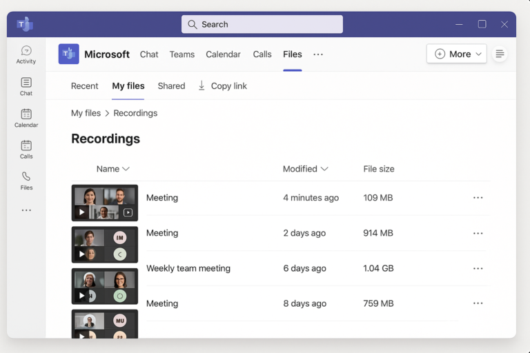 Find Microsoft Teams recording locations with ease