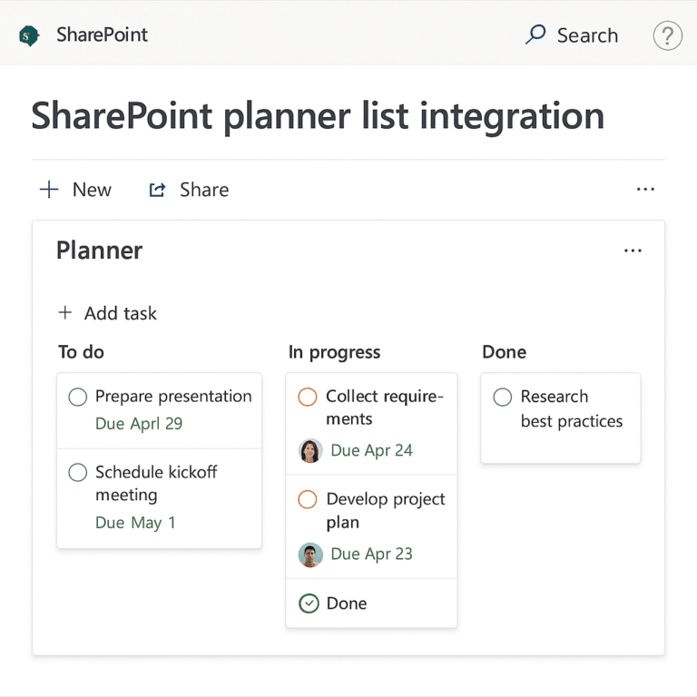 Add and connect Planner to SharePoint site through MS Teams