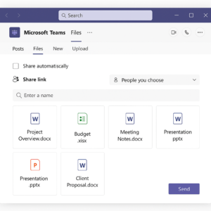 How to effectively share files with Microsoft Teams?