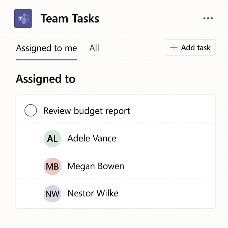 How to sync Microsoft Teams to tasks for team collaboration?