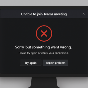 Troubleshooting when you can’t join Teams meetings