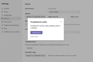 How to fix sound problems in Microsoft Teams?