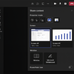 How to share dual monitors in Microsoft Teams?