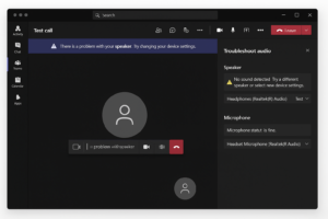 “My Teams speaker isn’t working!” Solving audio issues