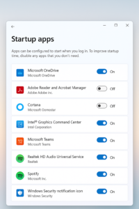 How to disable startup programs in Windows 11