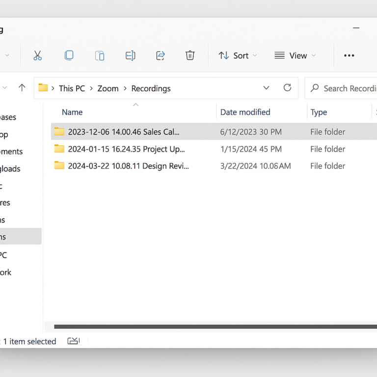 How to find your Zoom recordings folder on your computer