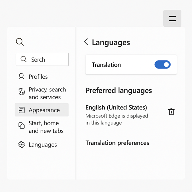 How to use Edge’s built-in automatic translations?