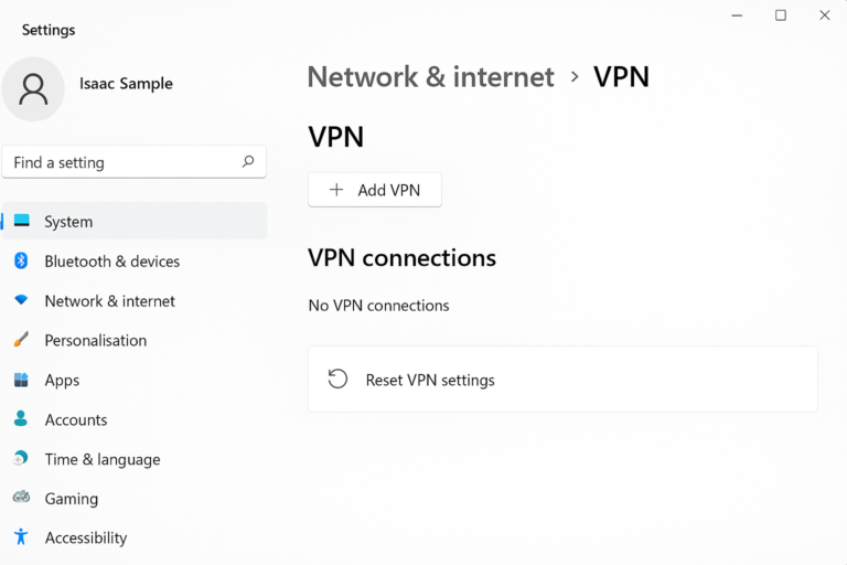 How to fix VPN connection issues in Windows 11?