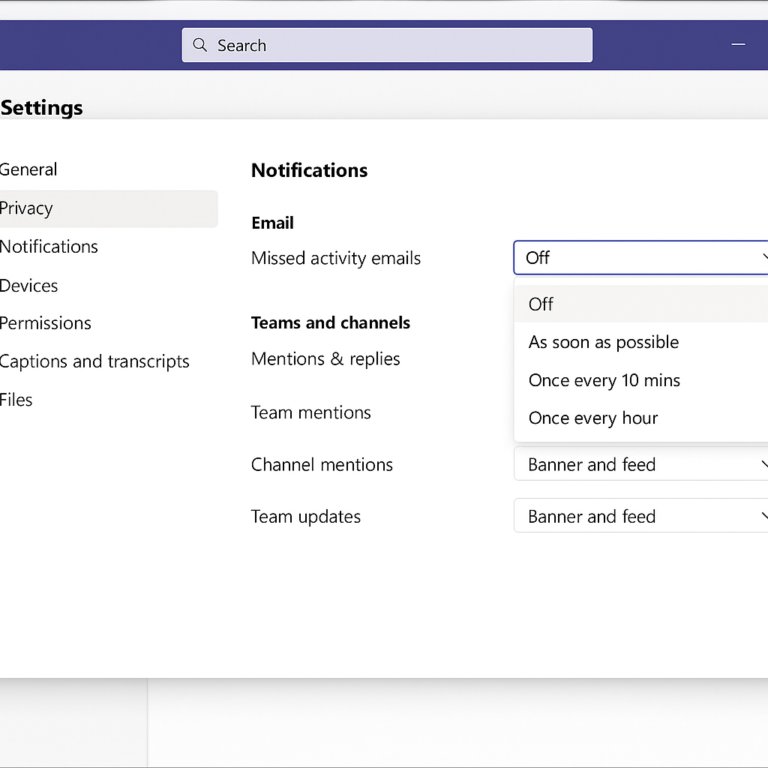 How to block emails in Microsoft Teams for productivity?