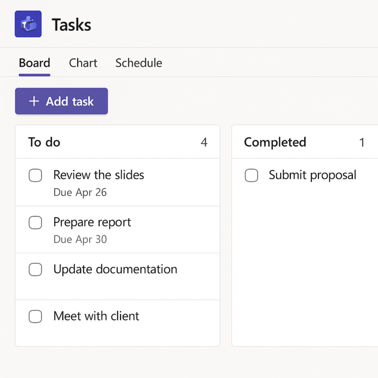 How to assign tasks in Microsoft Teams channels?