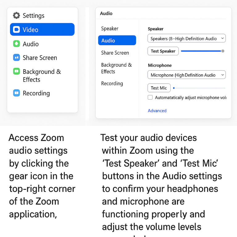 Solve Zoom headphones detection issues for clear meeting audio