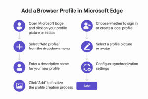 How to create a new user profile in Microsoft Edge?