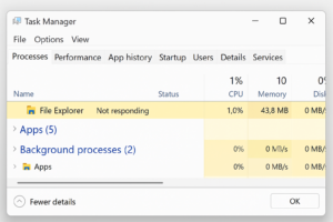 How to fix file explorer not responding in Windows 11?