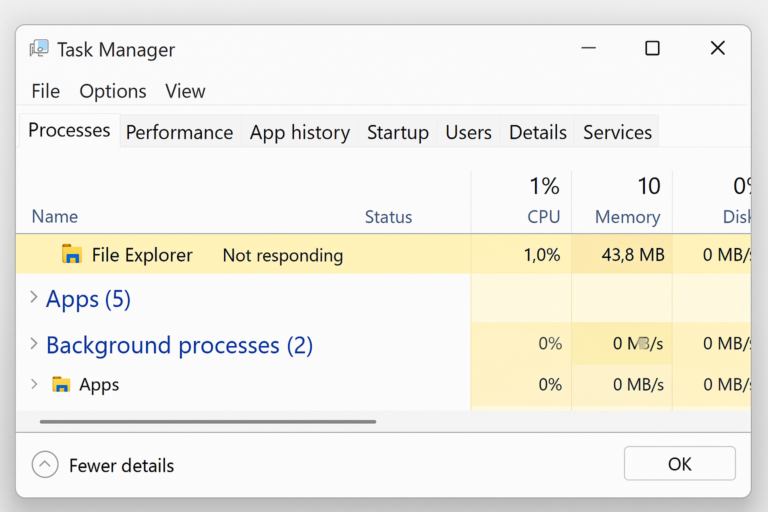 How to fix file explorer not responding in Windows 11?