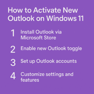 How to enable new Outlook app for Windows 11?