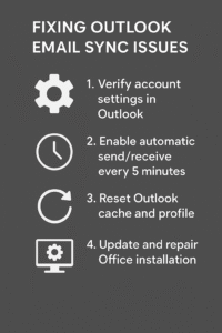 Fix Outlook not syncing emails across devices