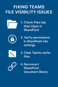 Can’t see files in Teams: Troubleshooting access