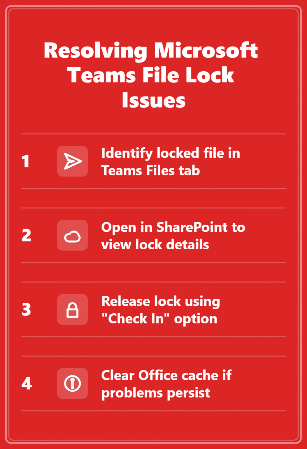How to manage Microsoft Teams lock file for editing?