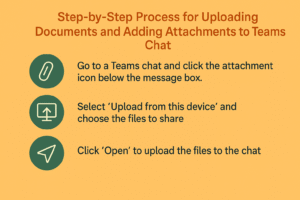 How to upload a folder to Teams chat and manage file attachments?