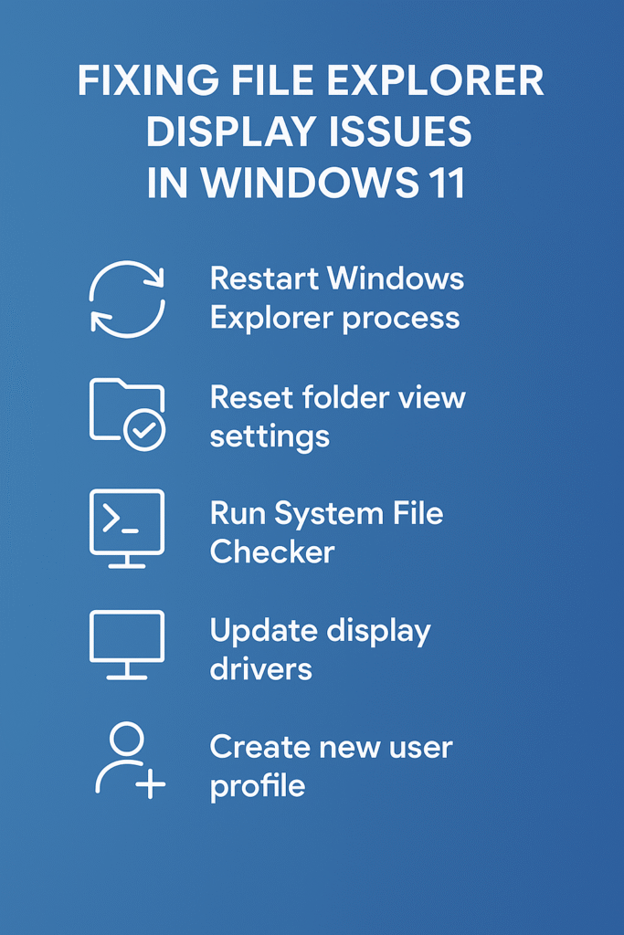 How to fix file explorer not showing in Windows 11?