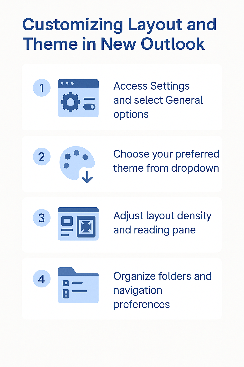 How to change your New Outlook layout and theme?