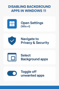 How to turn off Windows 11 background apps in your computer?
