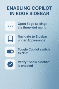 How to enable Microsoft 365 Copilot in Edge sidebar?