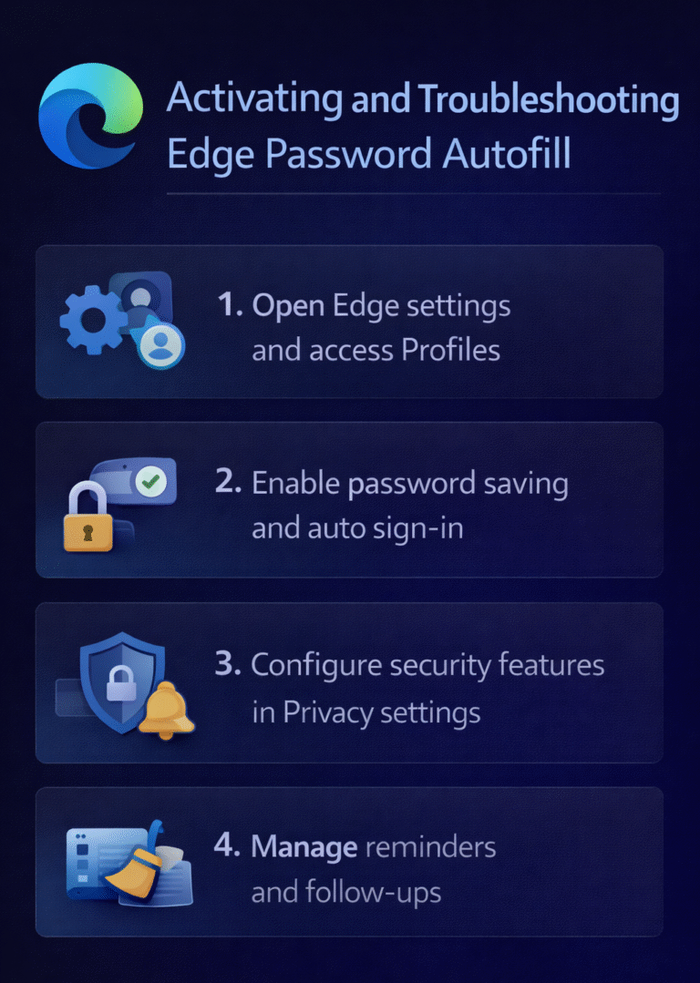 How to turn on Edge Autofill for Passwords? | EasyTweaks.com