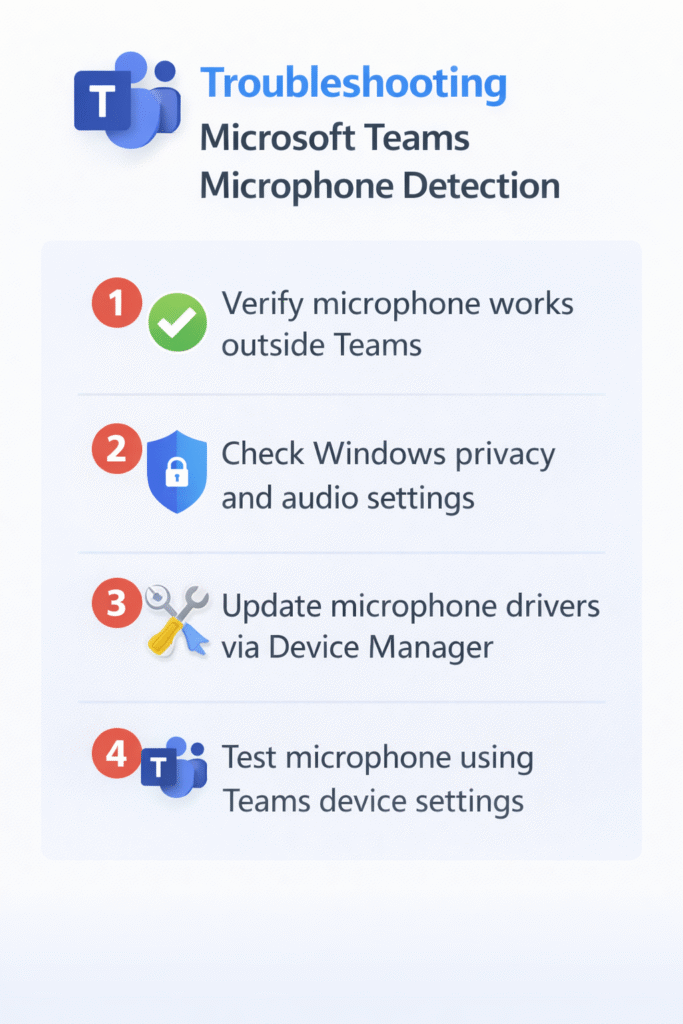 How to Fix Microsoft Teams Not Detecting Your Microphone?