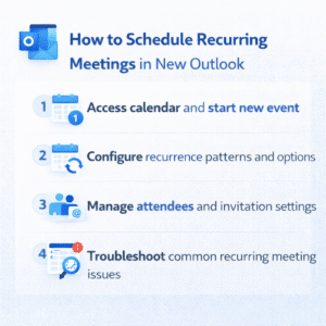 How to Schedule Recurring Meetings in New Outlook 365?