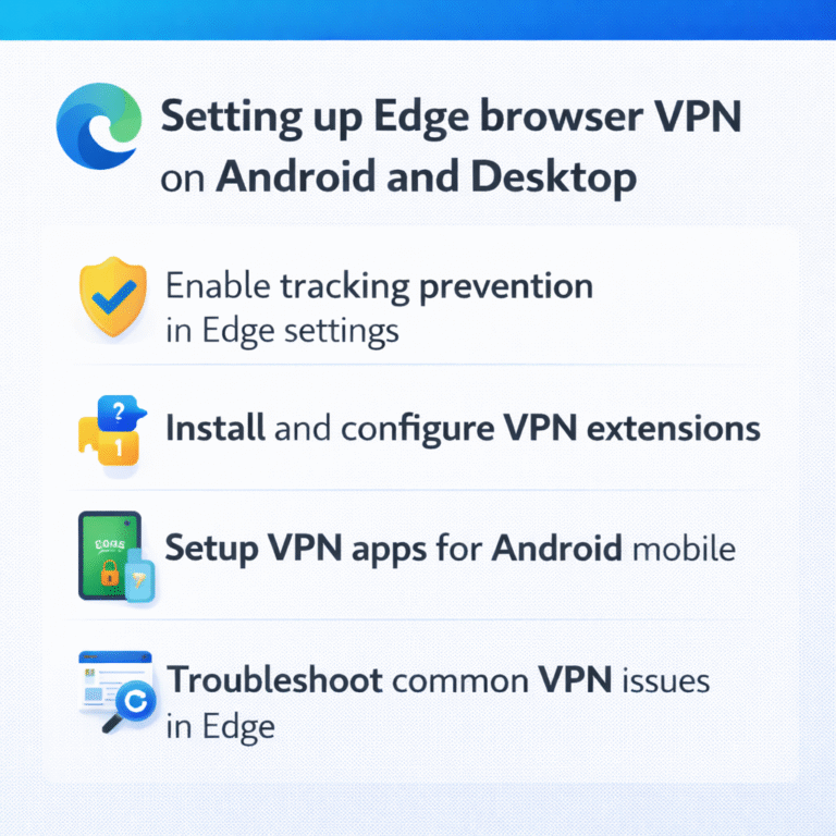 How to turn on Edge VPN Service on Android and Desktop?