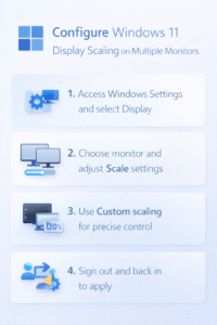 How to configure Windows 11 Displays for Multiple Monitors?