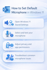 How to change the Default Microphone in Windows 11?