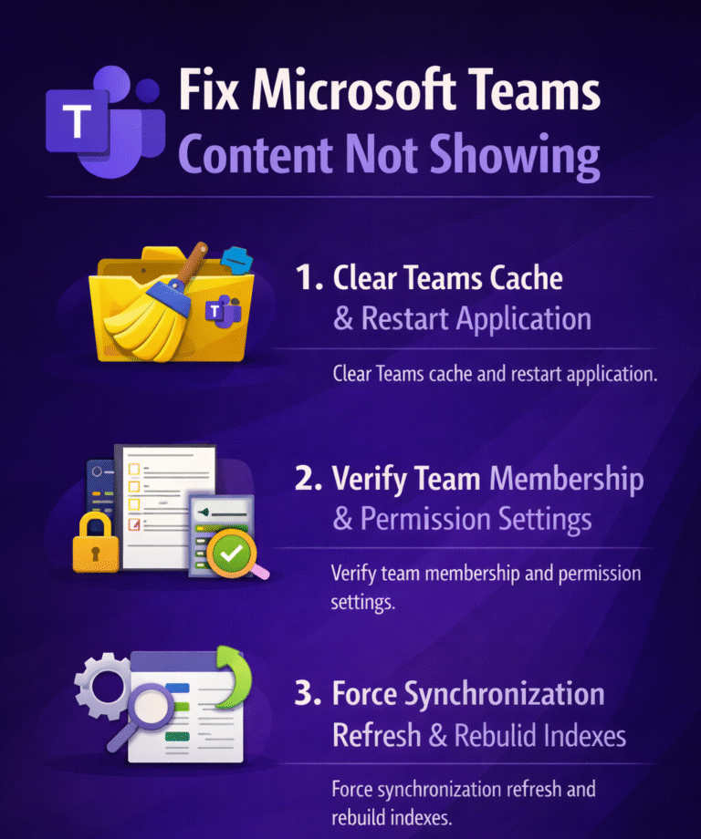 How to fix Microsoft Teams not showing all teams and missing content