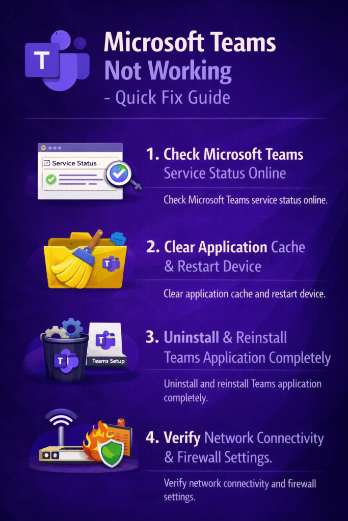 Fix Microsoft Teams not working: common issues