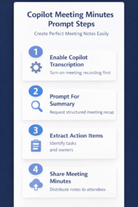 Copilot prompt for meeting minutes that actually work in Teams