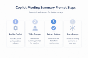 Copilot meeting summary prompt examples for Teams